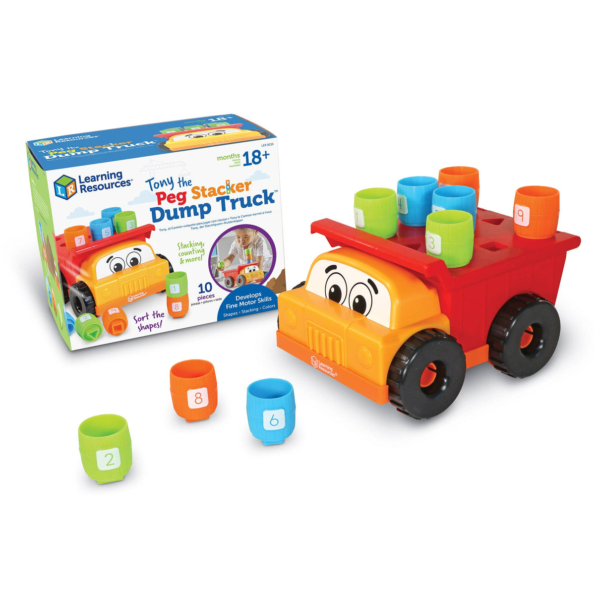 Tony the Peg Stacker Dump Truck – Shop With Moxie